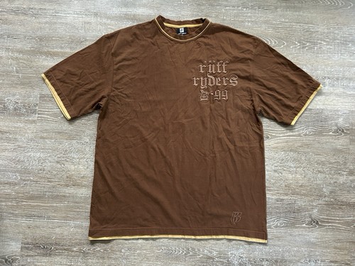 Vintage Ruff Ryders ‘99 Logo T Shirt DMX Hip Hop Y2K Embroidered XXL ...