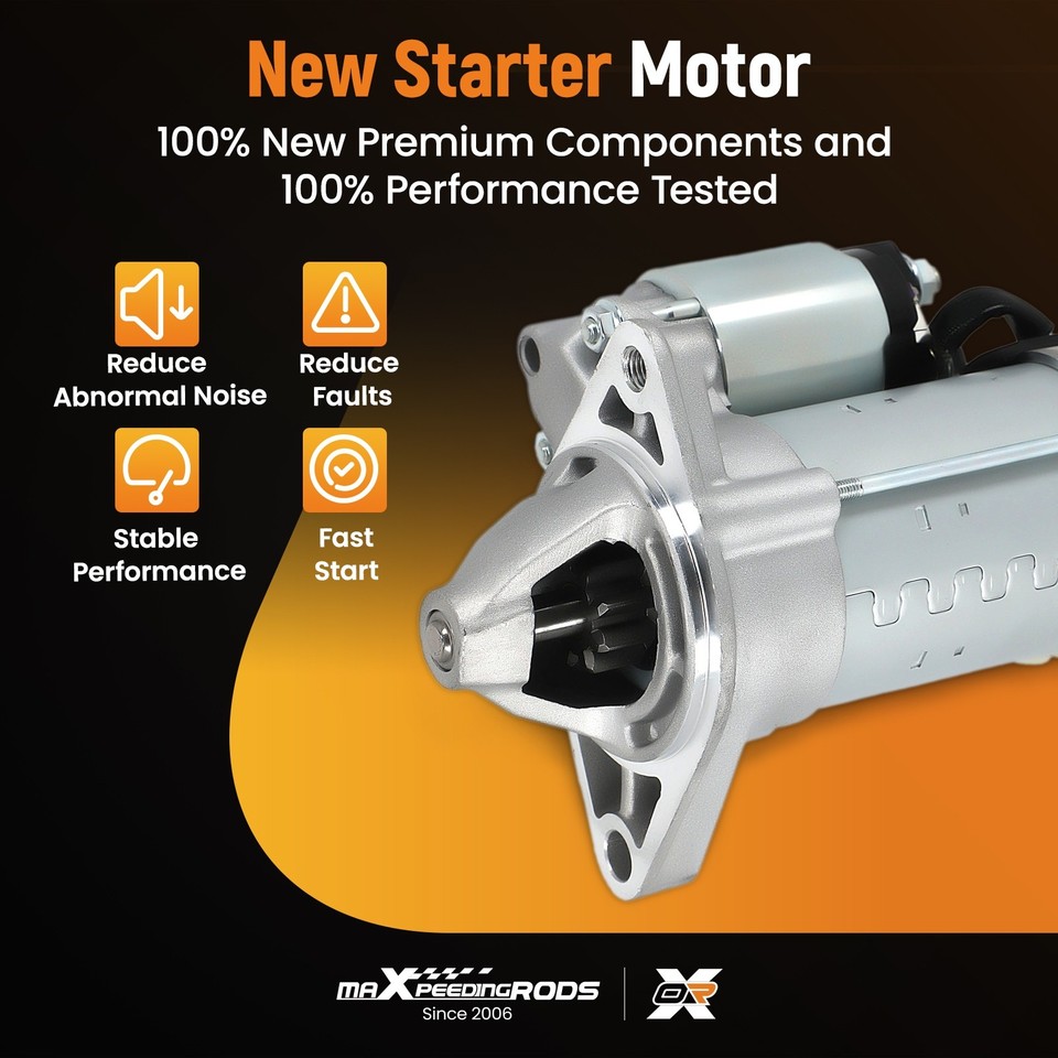 Starter Motor for Pontiac Vibe 2009-10 Toyota Corolla Matrix 1.6KW 12V ...