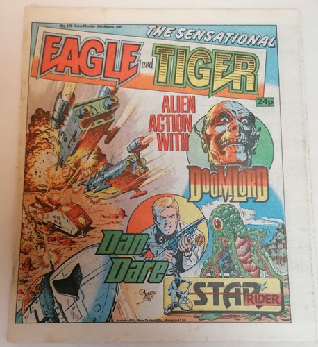 COMIC - Vintage British Weekly Comic Eagle 24th Aug 1985 IPC Magazine ...