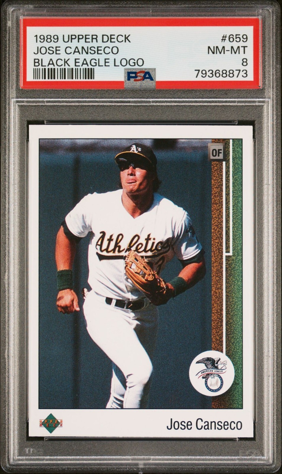 1989 Upper Deck - Blue Eagle Logo #659 Jose Canseco for sale online | eBay