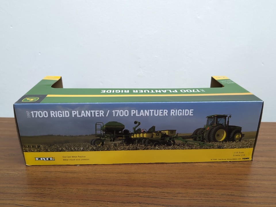 1/16 Ertl Farm Toy John Deere 1700 Rigid Planter Tractor Implement | eBay