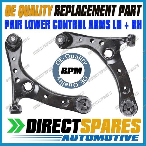 Fits TOYOTA AVENSIS ACM20R 01-03 Front Lower Left + Right Control Arms ...