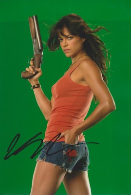 Michelle Rodriguez Signed Machete 12x8 Photo | eBay UK