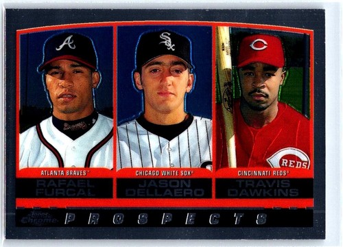 RAFAEL FURCAL JASON DELLAERO TRAVIS DAWKINS 2000 Topps Chrome Rookie ...