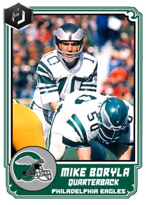ACEO MIKE BORYLA PHILADELPHIA EAGLES CUSTOM HAND MADE ART CARD | eBay