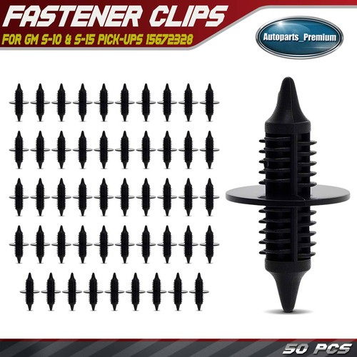 50Pcs Nylon Radiator Grille Retainer Clips for GM S-10 & S-15 Pick-Ups ...