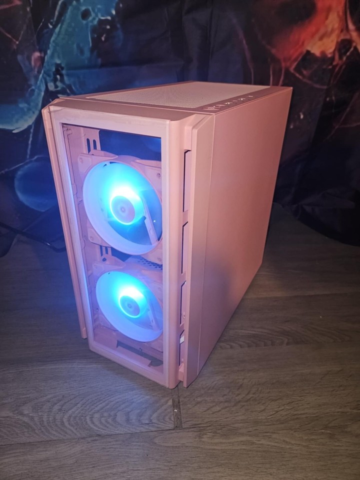 Custom Pink Gaming PC i7 quad GTX 1060 16gb RAM 500gb SSD 1tb HDD WIFI ...