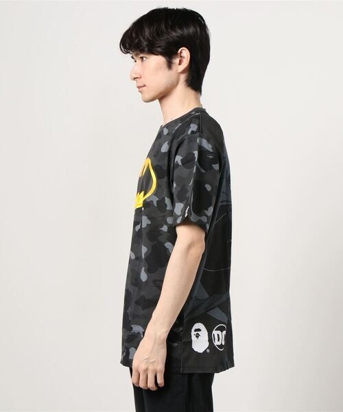 A Bathing Ape "Bape x DC Batman Color Camo Tee" Black 1H23-109-908 Size ...