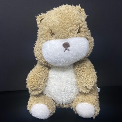 Miniso Tan and White Gopher Plush 13" Stuffed Animal Shaggy Squishy Toy ...