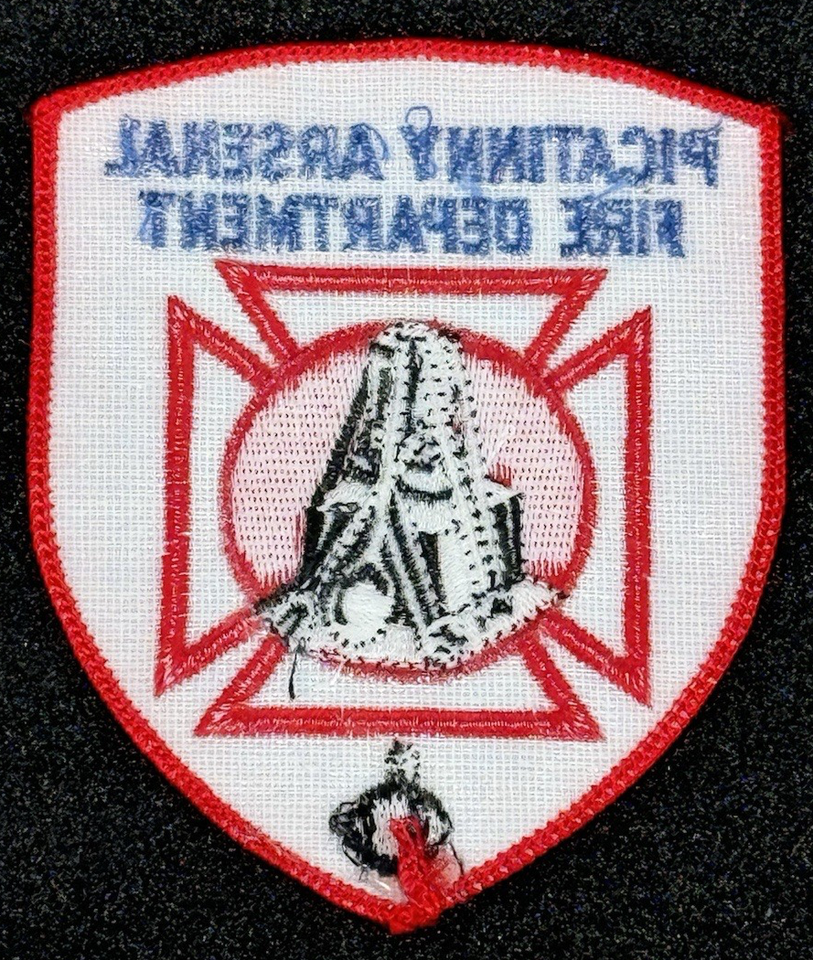 Picatinny Arsenal Army Military Fire Department Patch New Jersey NJ ...