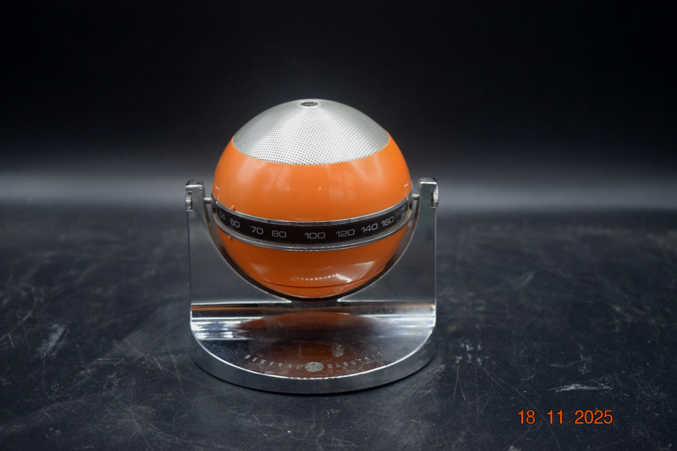GE GENERAL ELECTRIC ORBITER BALL SPACE AGE TRANSISTOR RADIO JAPAN WORKS ...