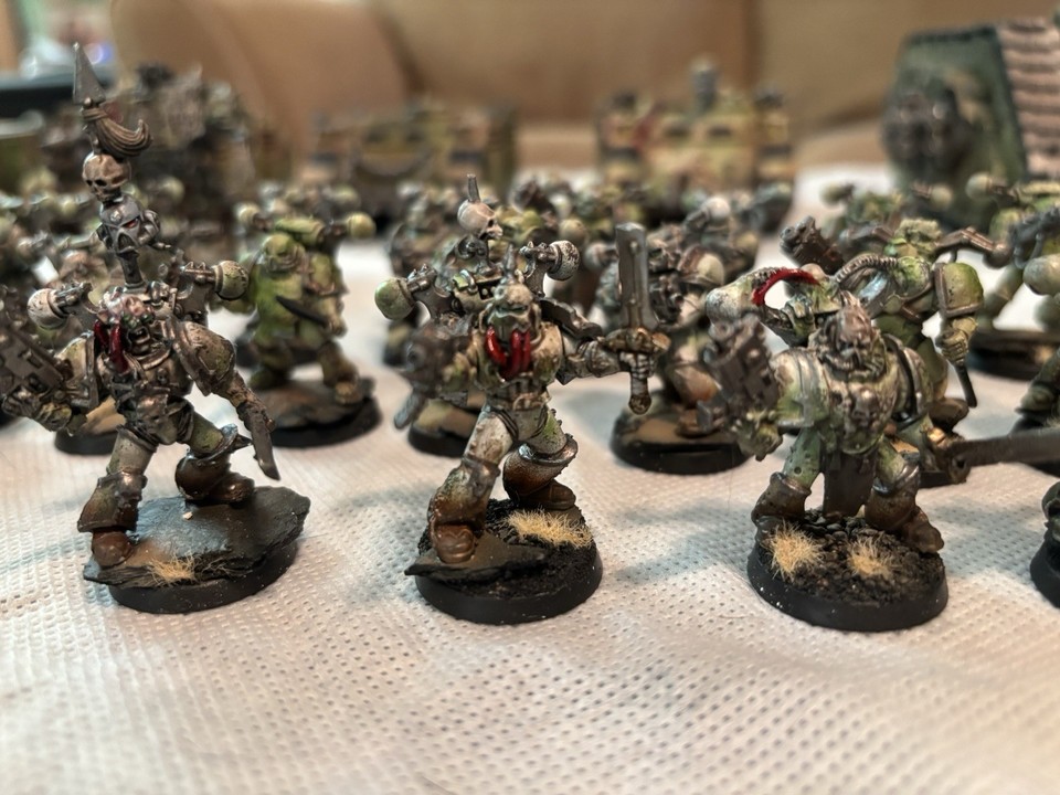 Warhammer 40k Horus Heresy Death Guard Army Painted | eBay