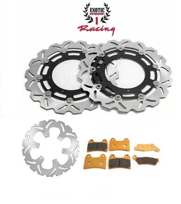 Front Rear Brake Disc Rotors & Pads KTM Adv 1090 1190 Super Adventure ...
