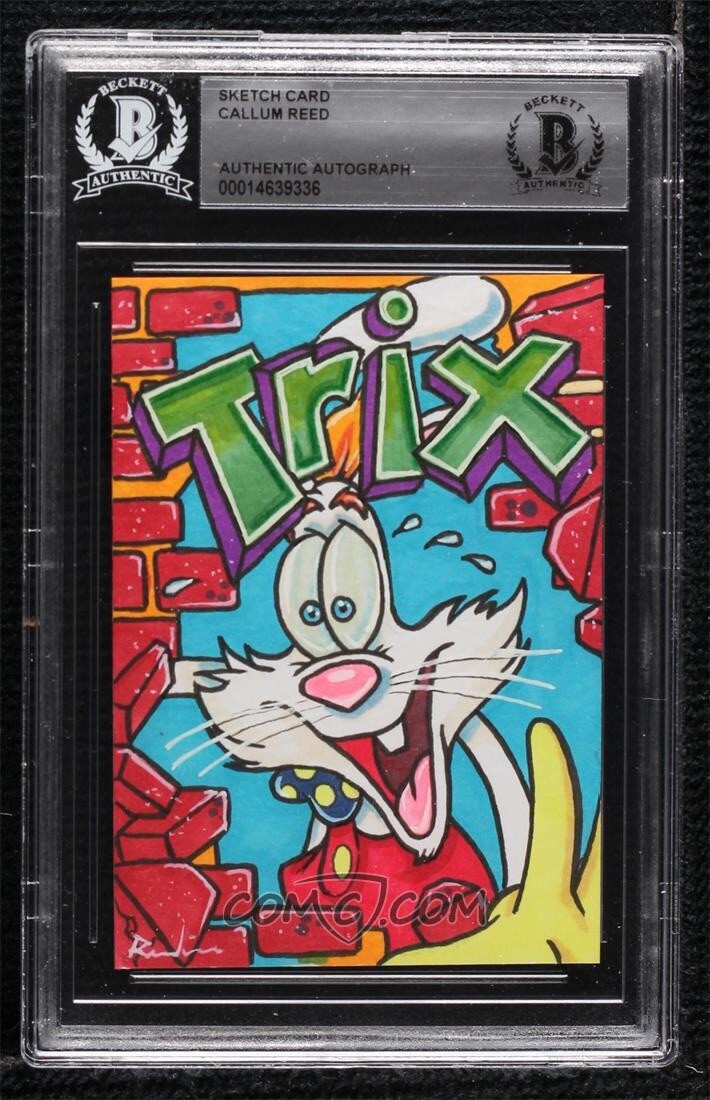 Who Framed Roger Rabbit Trix Original Art Sketch Card 1/1 BAS | eBay