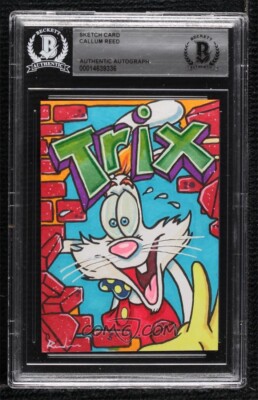 Who Framed Roger Rabbit Trix Original Art Sketch Card 1/1 BAS | eBay