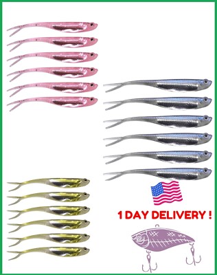Soft Fishing Lures Set Like Banjo Minnow System Tackle Hooks Lure Bait ...