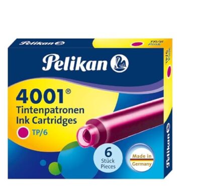 Pelikan Ink Cartridges 6 small ink Cartridges Pink 321075 | eBay