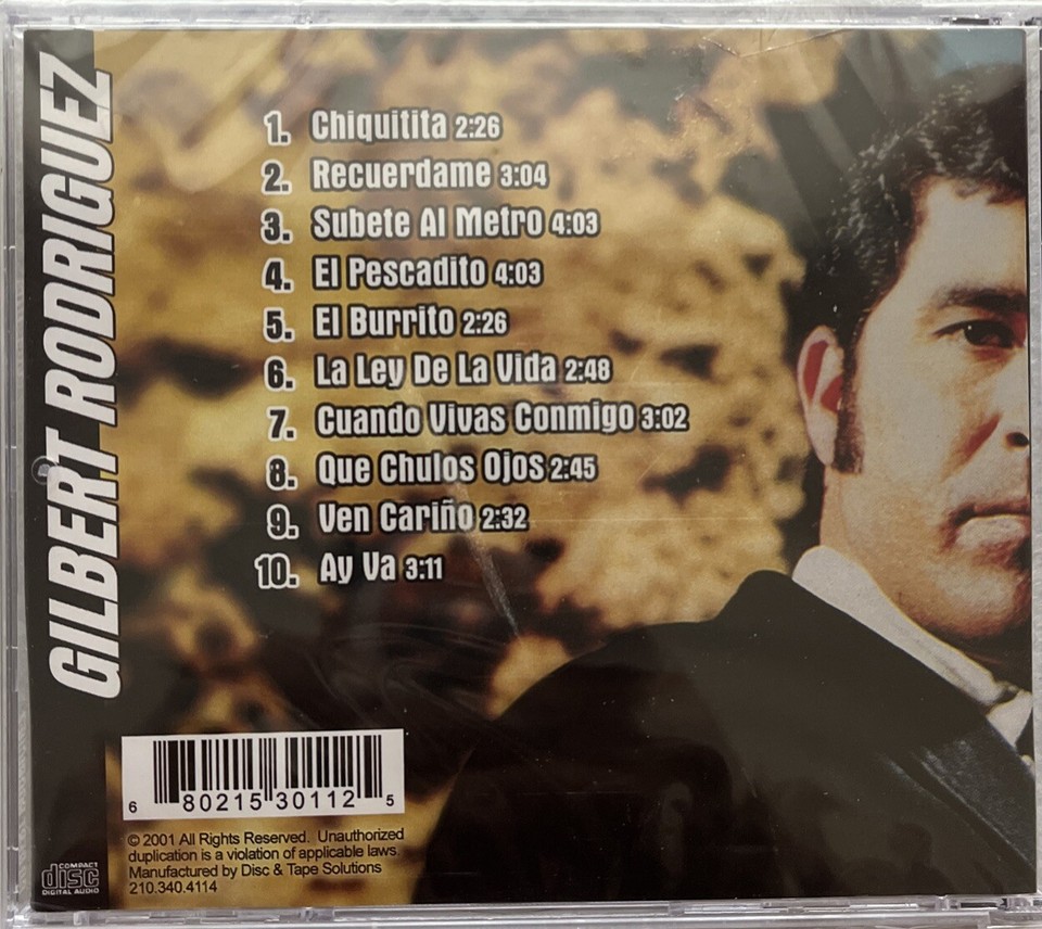 Gilbert Rodriguez & The Blue Notes “Chiquita’s” Tejano Tex Mex Cd | eBay