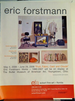 ERIC FORSTMANN / JEROME WITKIN ART PIECES ORIG VTG 2008 ADVERTISEMENT ...