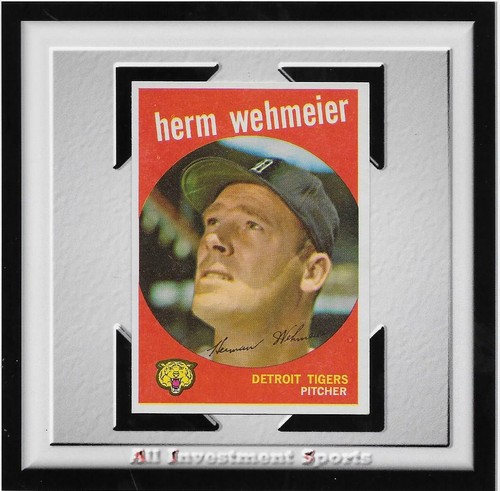 1959 Topps HERM WEHMEIER #421 NM+ *stunning investment baseball card ...