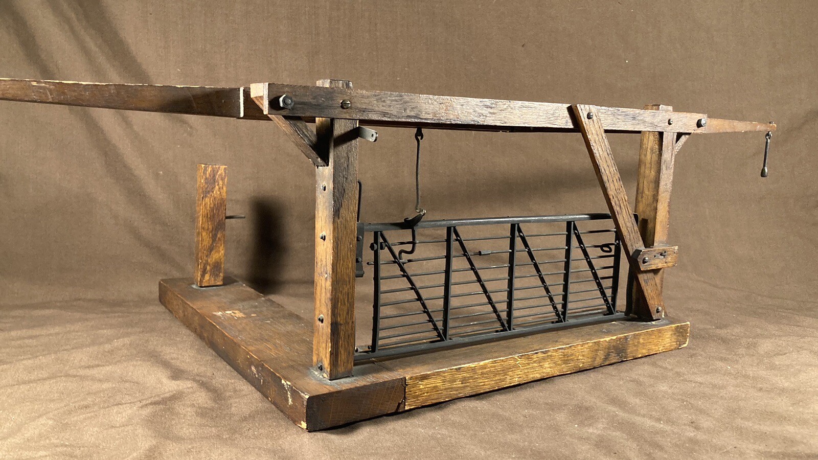 19th Century Salesman Sample Farm Cattle Ranch Automatic Gate Patent ...