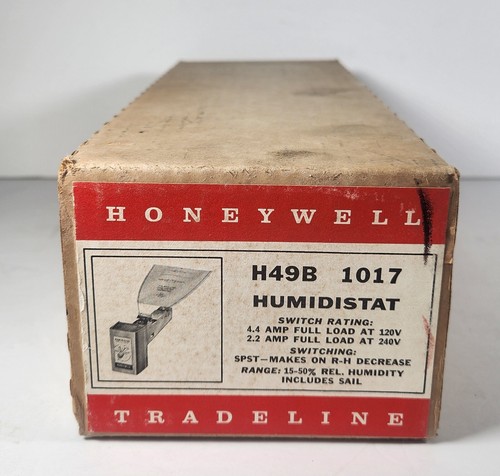 Honeywell H49B1017 Humidistat HVAC Control Open Box NOS New Old Stock ...