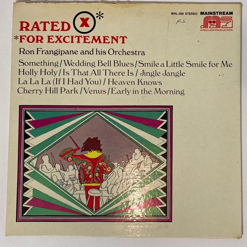 RARE RON FRANGIPANE - DJ PROMO -Rated X for Excitement ~ MAINSTREAM 300 ...