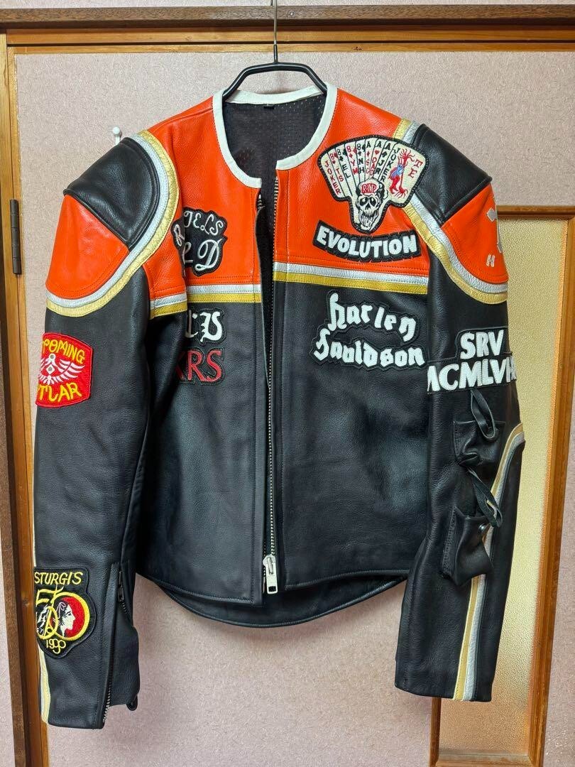 Harley Davidson & Marlboro Man Replica Leather Jacket… - Gem