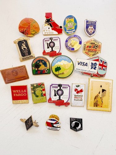 20 vintage pin badge lapel pins enamel, combined shipping | eBay