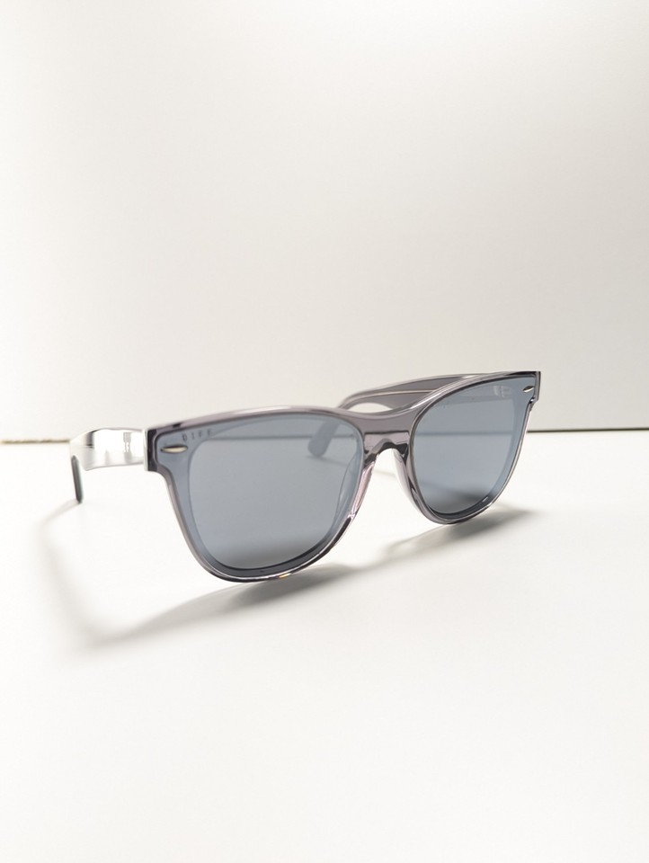 DIFF Eyewear Kota ii [2] Sunglasses SM-GF194 PRC Gray Frames And Lenses ...