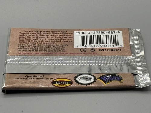 1999 WOTC Pokémon Unlimited Fossil Pack Lapras Sealed Heavy 20.6 | eBay