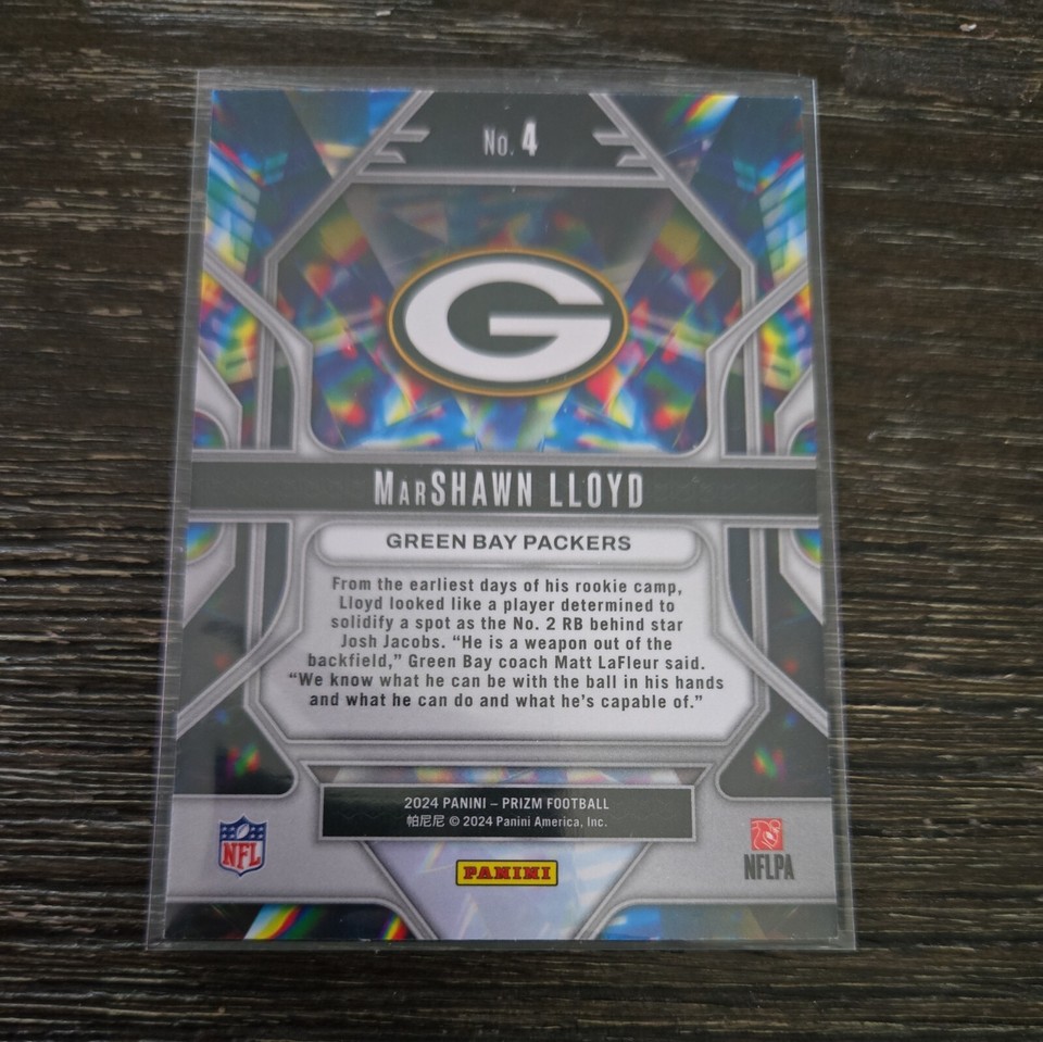 2024 Prizm - MarShawn Lloyd Prizmatic Silver RC #4 Green Bay Packers | eBay