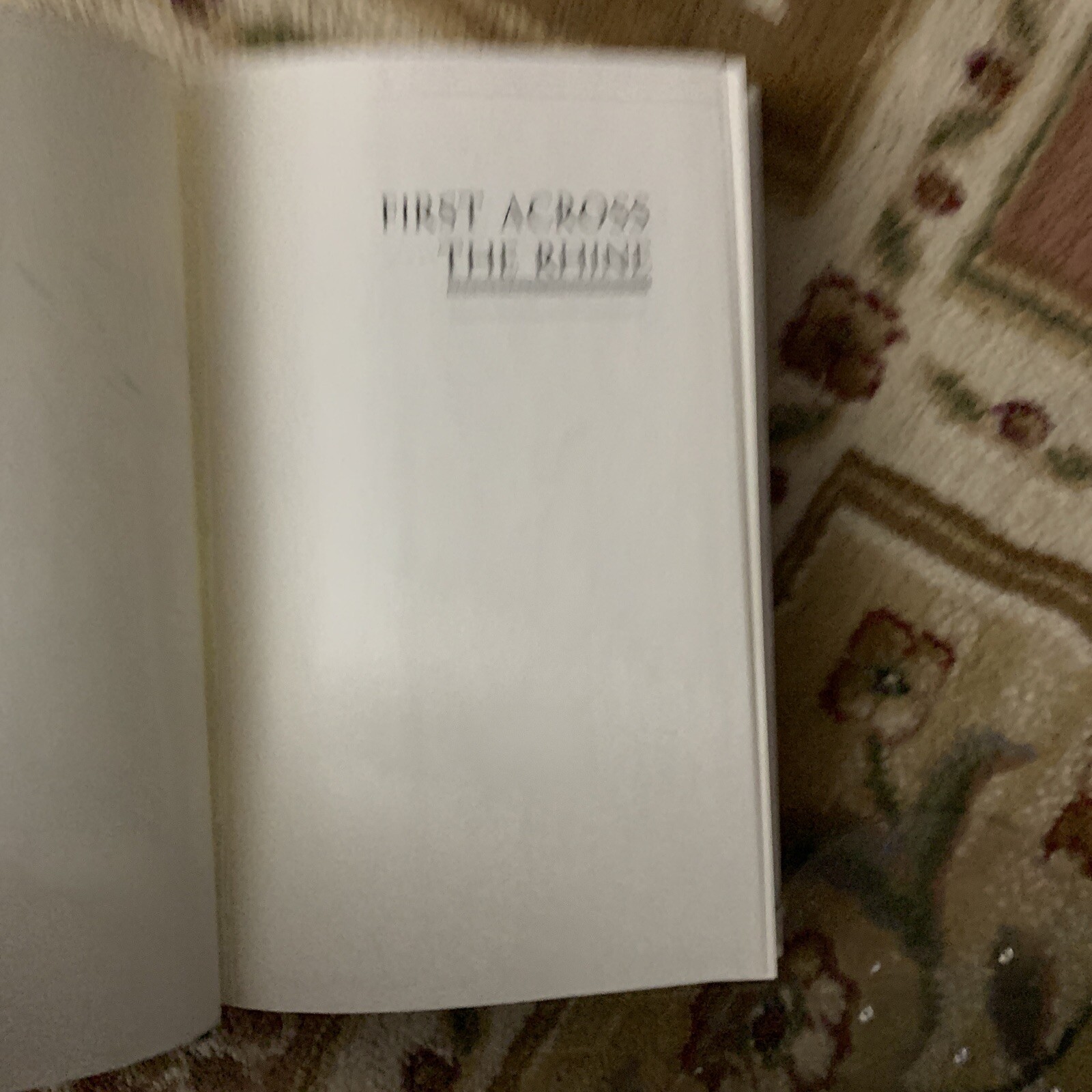 First Across the Rhine : The Story of the 291st Engineer Combat ...