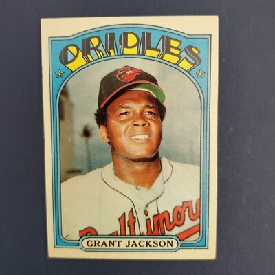 GRANT JACKSON - 1972 TOPPS BASEBALL CARD #212 LOOK!! | eBay