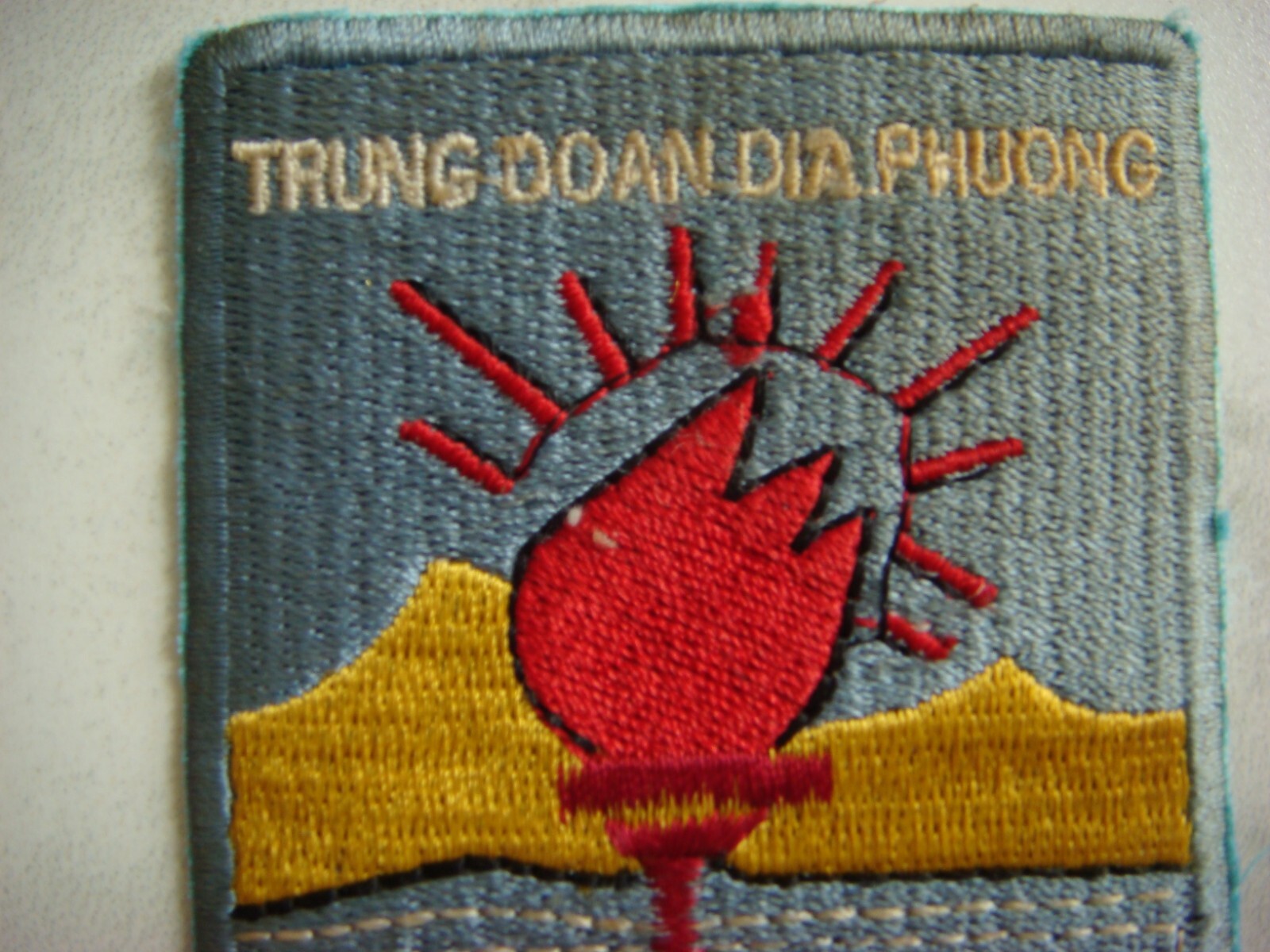 ARVN REGIONAL FORCES "TRUNG DOAN DIA PHUONG 134 ", VIETNAM WAR PATCH | eBay