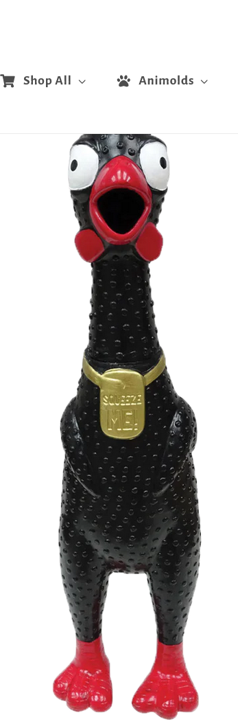 Squeeze Me Chicken Small with Sound Animolds Squeeze Toys 9" | eBay