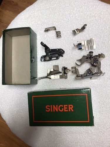 SINGER 160809 Sewing Machine Attachments w/box | eBay