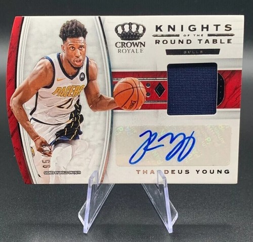 2019-20 Panini Crown Royale - Knights of the Round Table Jersey Auto ...
