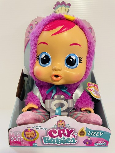 Cry Babies Lizzy Interactive Baby Doll Cries Real Tears Age 18M+ New | eBay