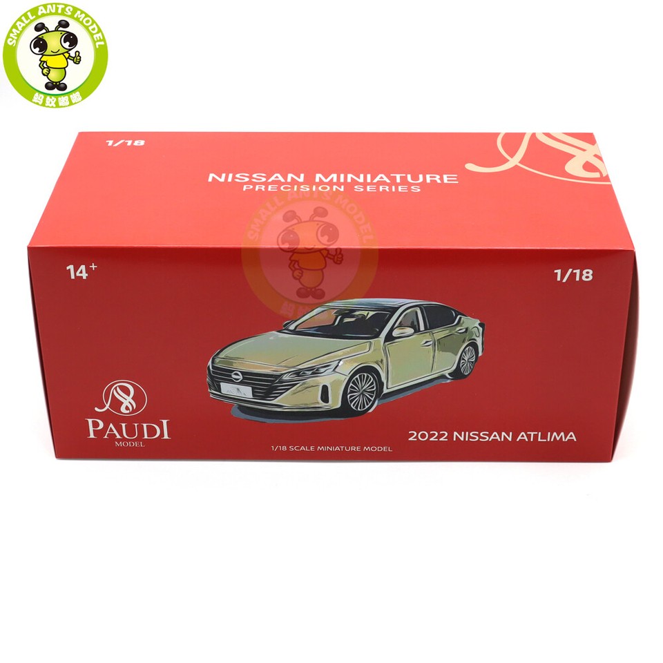 1/18 Nissan ALTIMA 2022 White Diecast Model Toys Car Gifts For Father ...