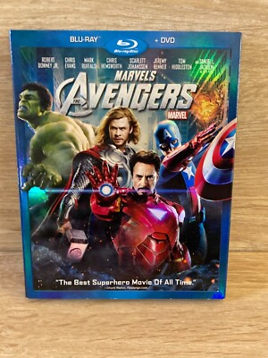 Marvel's The Avengers (Two-Disc Blu-ray/DVD Combo in Blu-ray - VERY ...