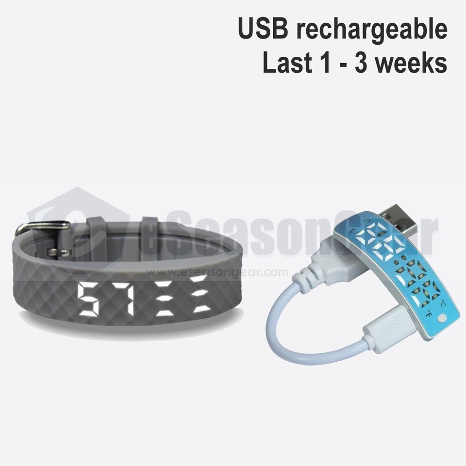 eSeasonGear VB80 Vibration Alarm Watch, ADHD Medication Reminder, 12 ...