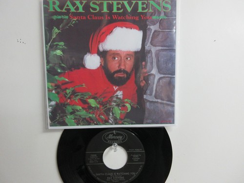 💥RAY STEVENS HIT 45+PICTURE SLEEVE [Santa Claus Is Watching You ] 1985 ...