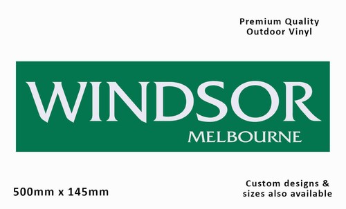 Windsor Melbourne Caravan Replacement Vinyl Decal Sticker | eBay