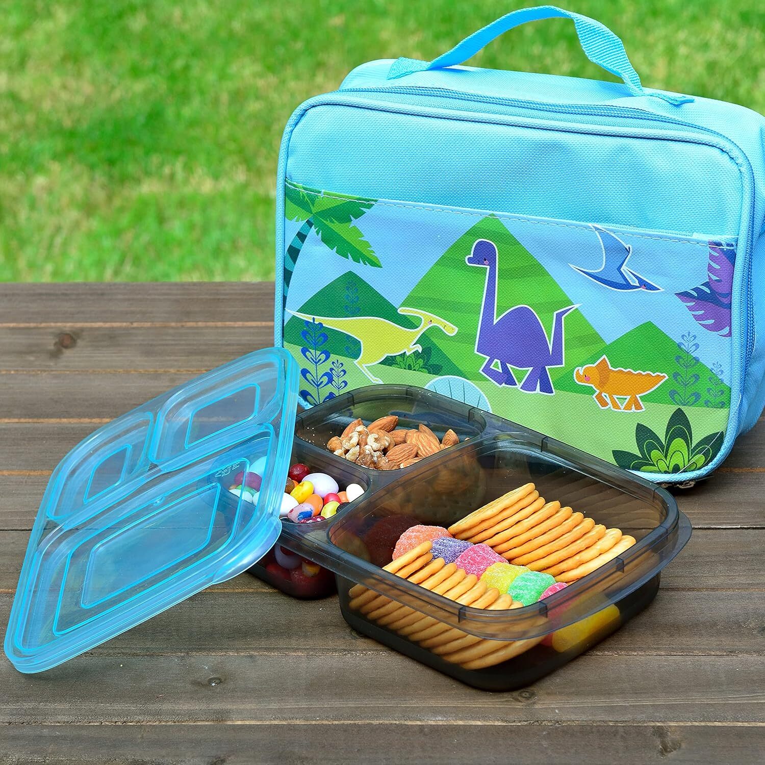 Youngever 7 Sets Bento Lunch Box, Meal Prep Containers, Reusable 3 ...