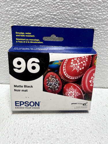 Genuine Epson 96 T0968 Matte Black Ink Stylus Photo R2880 Date: June ...