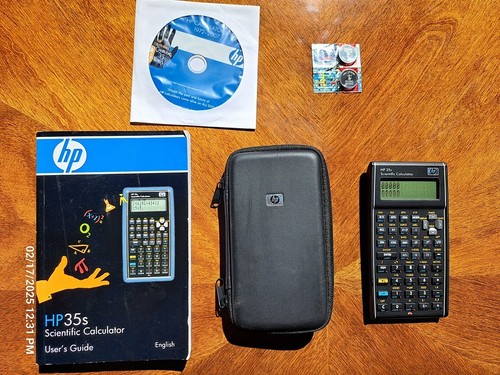 Hewlett-Packard HP35s Scientific Calculator -- Virtually Unused | eBay