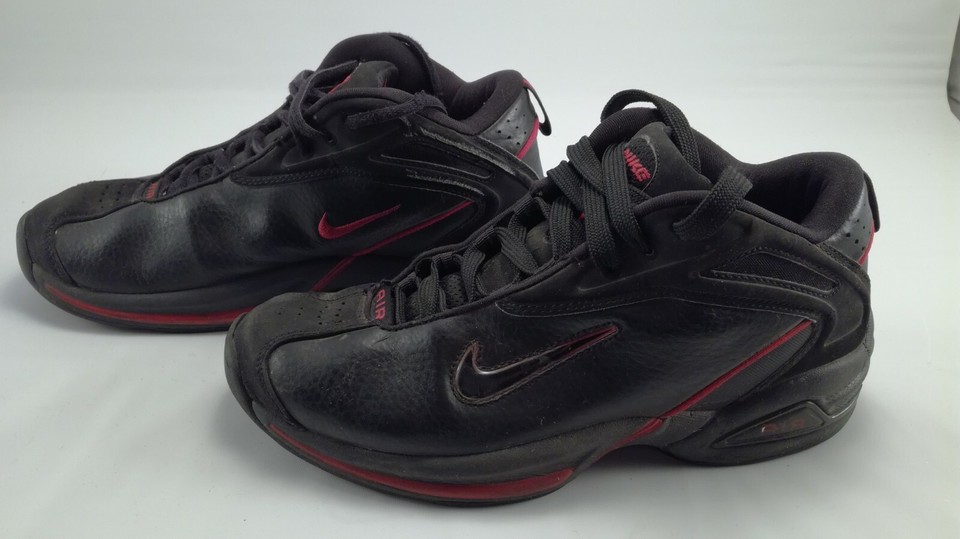 NIKE AIR FLIGHT 2003 SHOES 030810 XC Mens Basketball Black Red Size 9.5 ...