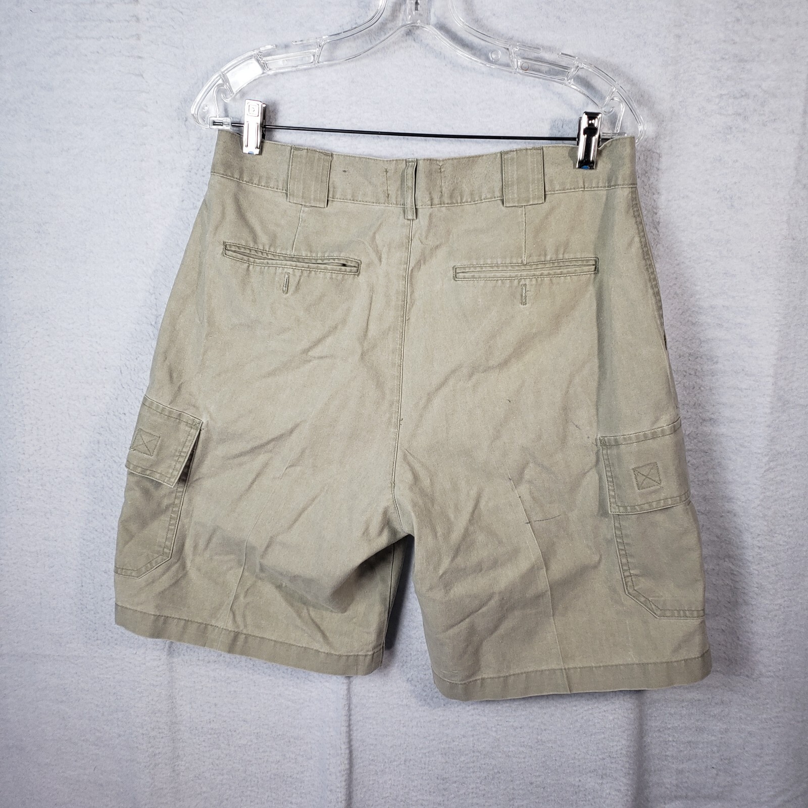 Ocean Pacific OP Mens Shorts Size 32 Khaki Tan Cargo Beach Lounge Golf ...