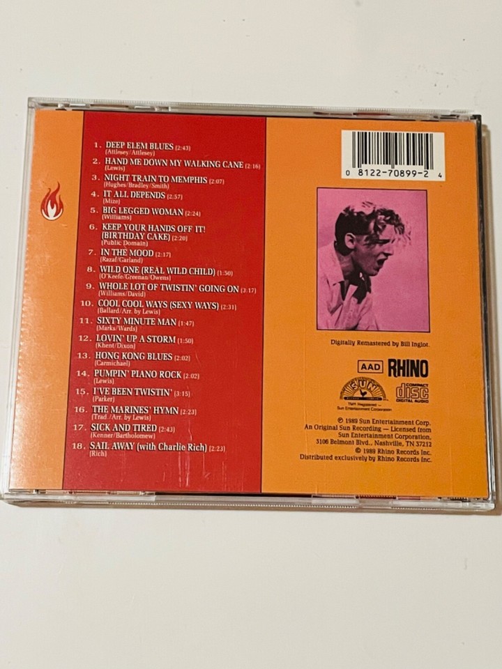 JERRY LEE LEWIS - RARE TRACKS / RHINO CD 70899 81227089924| eBay